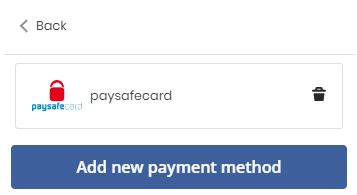 How to add a new payment method