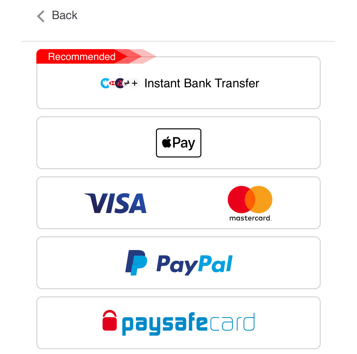 How to add a new payment method